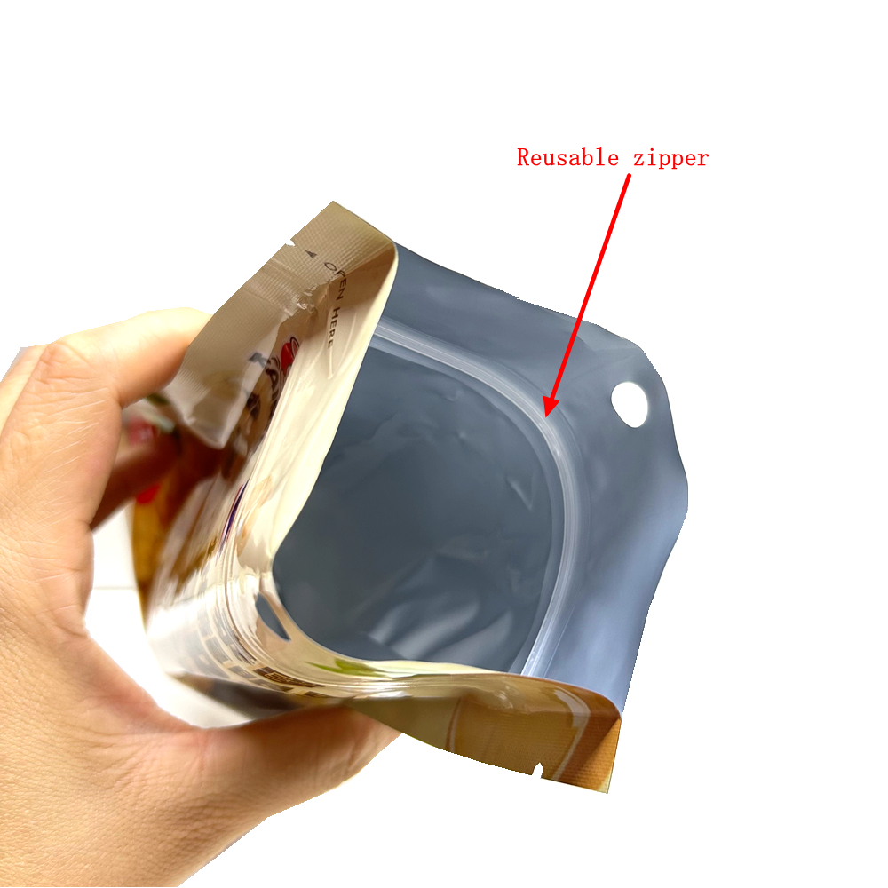 Custom Mylar Food Grade Resealable Aluminum Foil Packaging Bag | JSHINEPACK