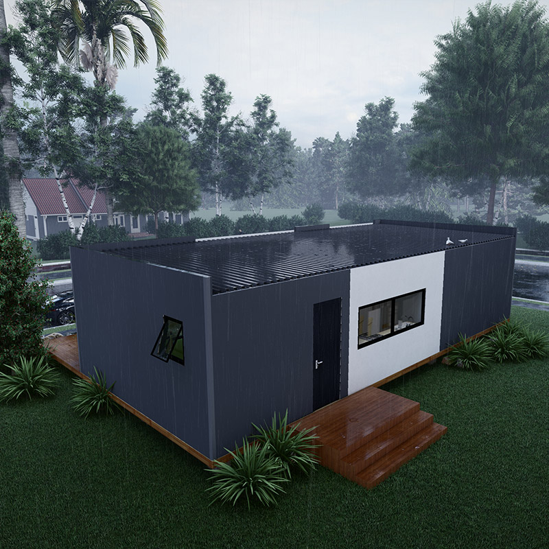 Prefabricated Home with Ligth Steel Container Prefab Folding House ...