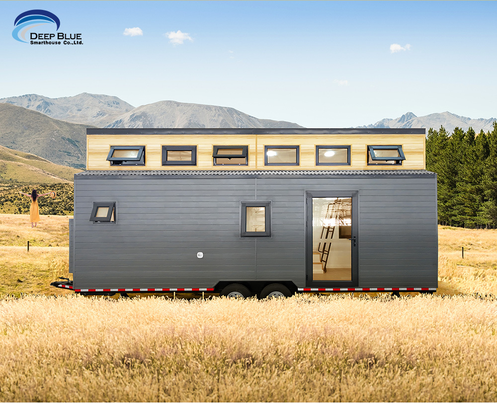 ICC-ES Cheap Price Modular Modern Small Mini Prefabricate Tiny House on Wheels | DEEPBLUE SMARTHOUSE