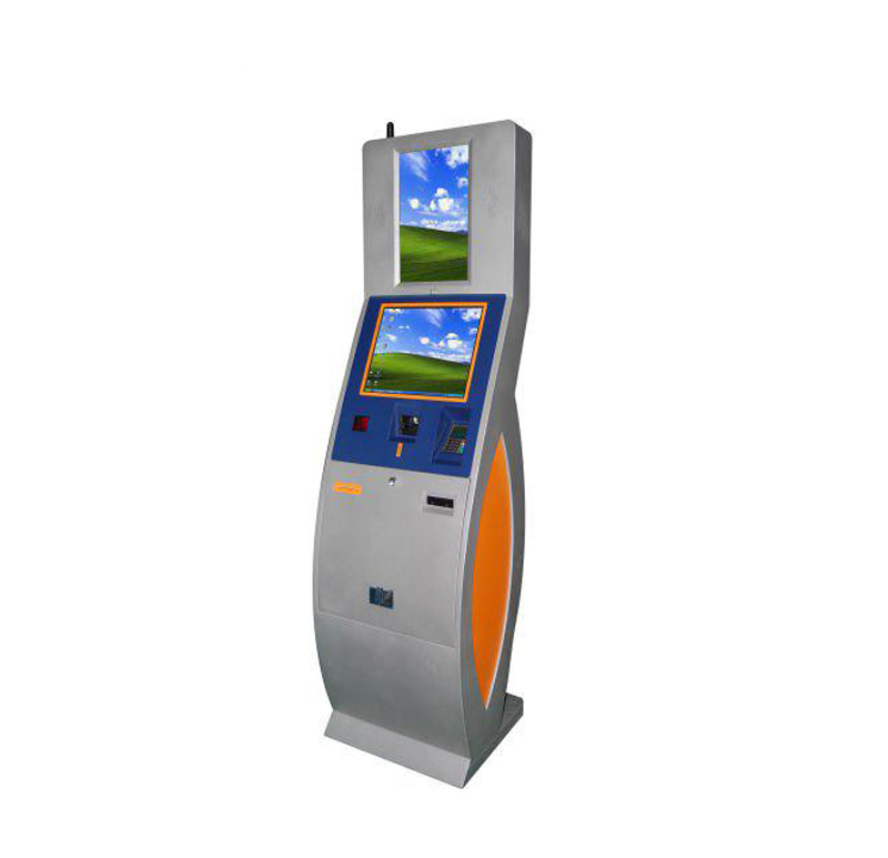 Customized Dual Touch Screen Card Dispenser Kiosk for Vending in ...