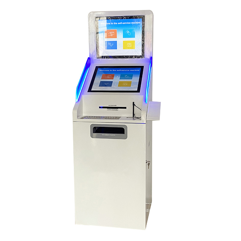 Dual Screen 19 Inch LCD Touch Screen A3 A4 Doucument Scan and Print ...