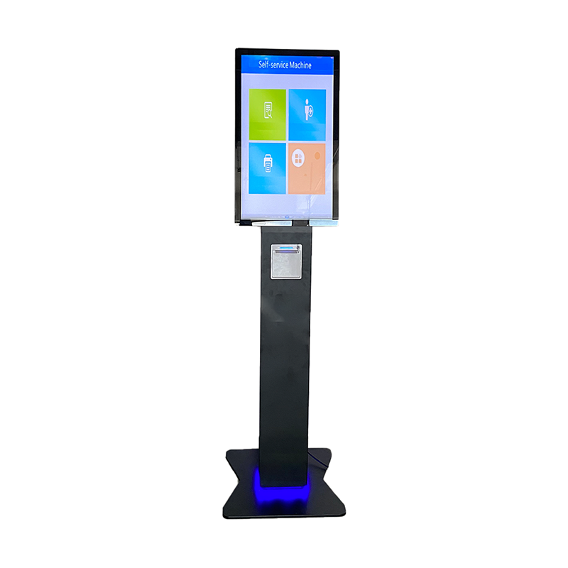Bank Hospital Queue Management Kiosk with Number Printer