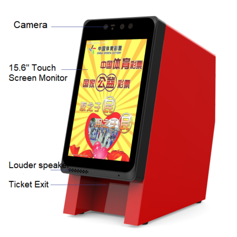 Front Desk Lottery Vending Machine with Automated Ticket Sales ...