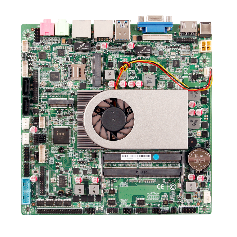 X86 Industrial Motherboard USKYUT-6CD8 with Mini ITX Independent CPU ...