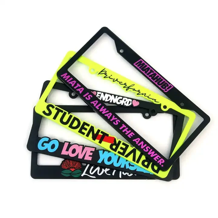 Wholesale Factory Price Custom Number Plate Frame License Plate Cover ...