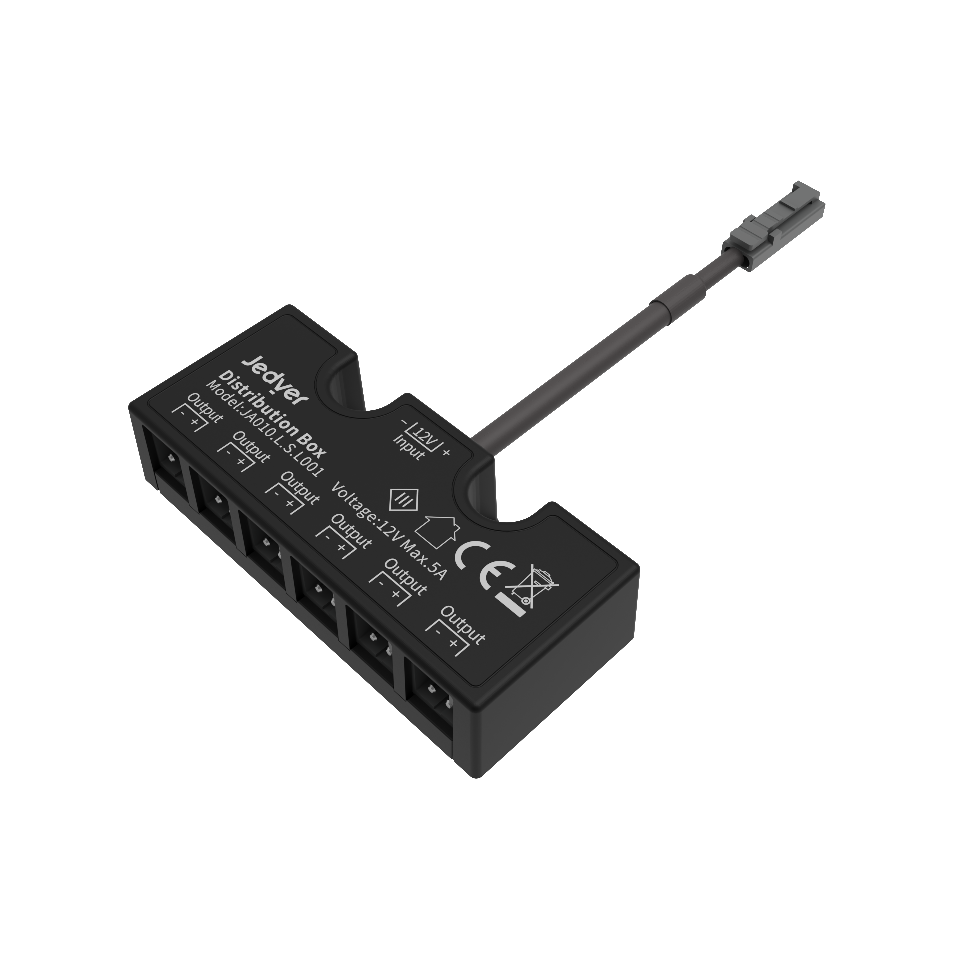 Distributors, 6-Way, 2pin, Monochrome Or MW, 12V - JEDVER