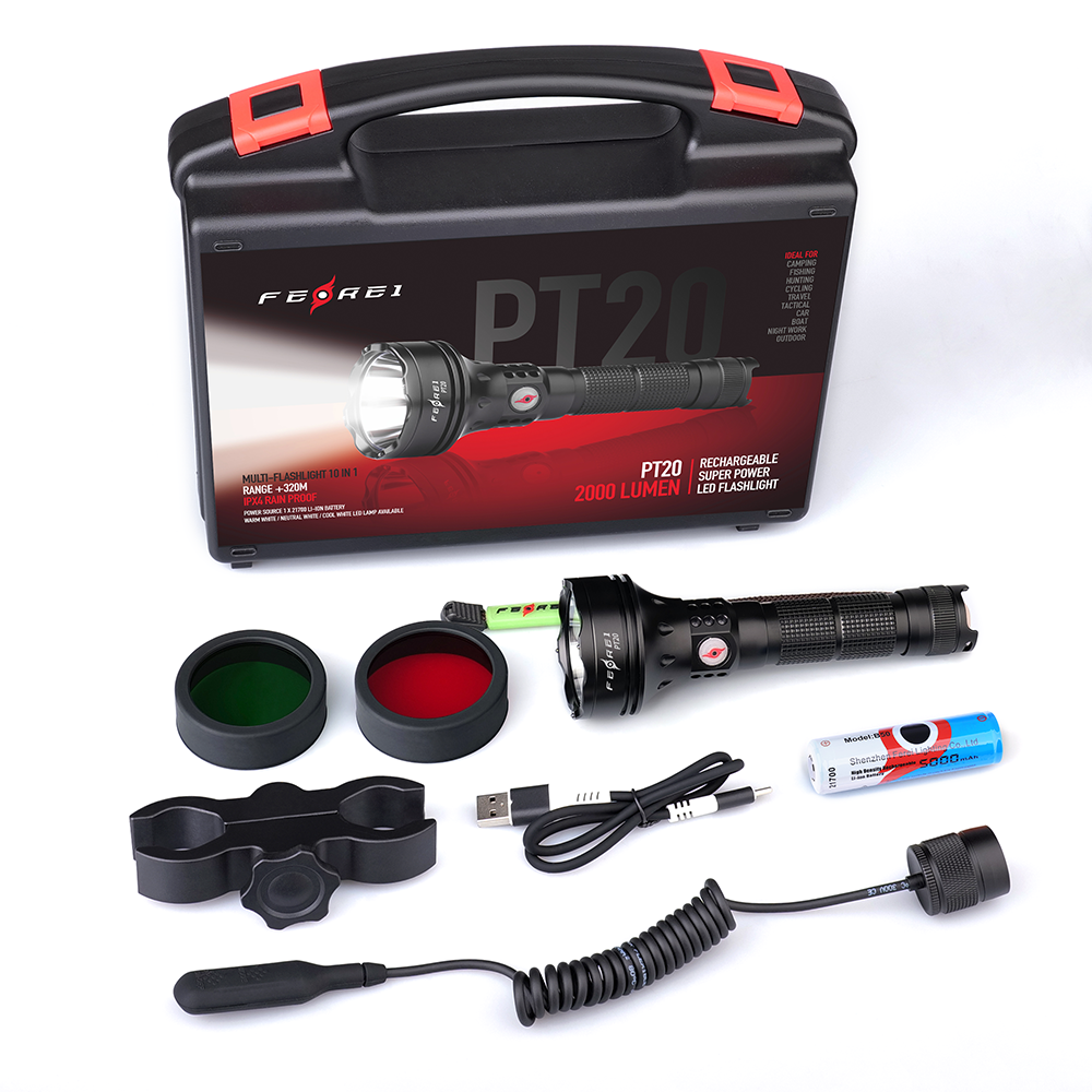 Tactical Flashlight for Hunting by Ferei - Ferei