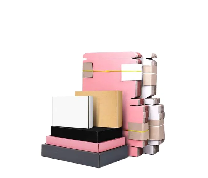 Cajas de envío rosadas personalizadas con logotipo rosa para caja de ...