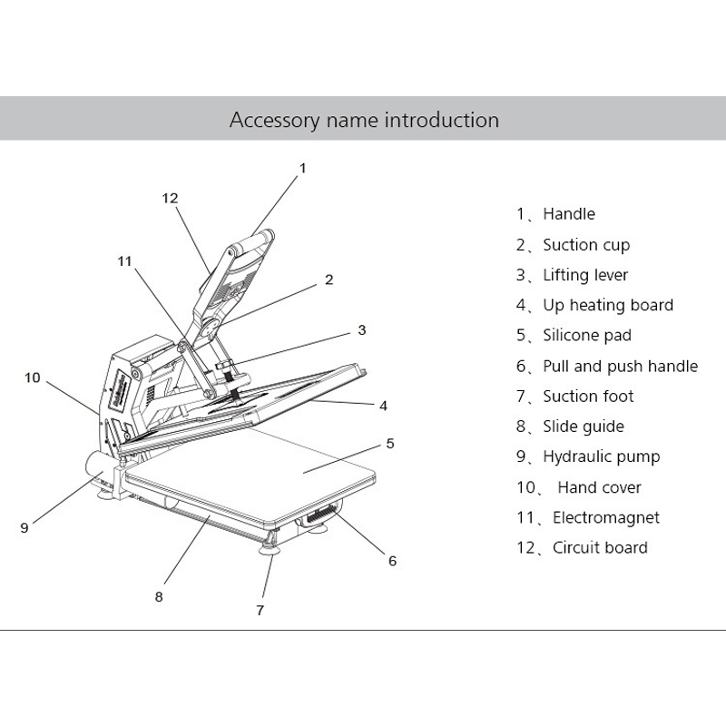 Freesub Hydraulic 16x20 Heat Press with Slide Out Drawer for T Shirt ...