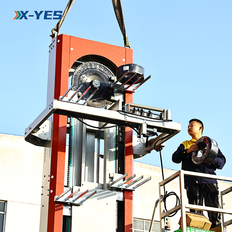 X-YES Smart Loading Enhancing Transport Efficiency Pallet Vertical Lift Box Elevator Conveyor ...