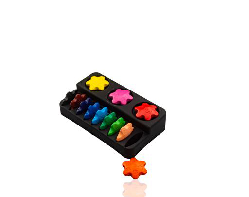 12c Snow Crayon in Color Window Paper Box - Gaea