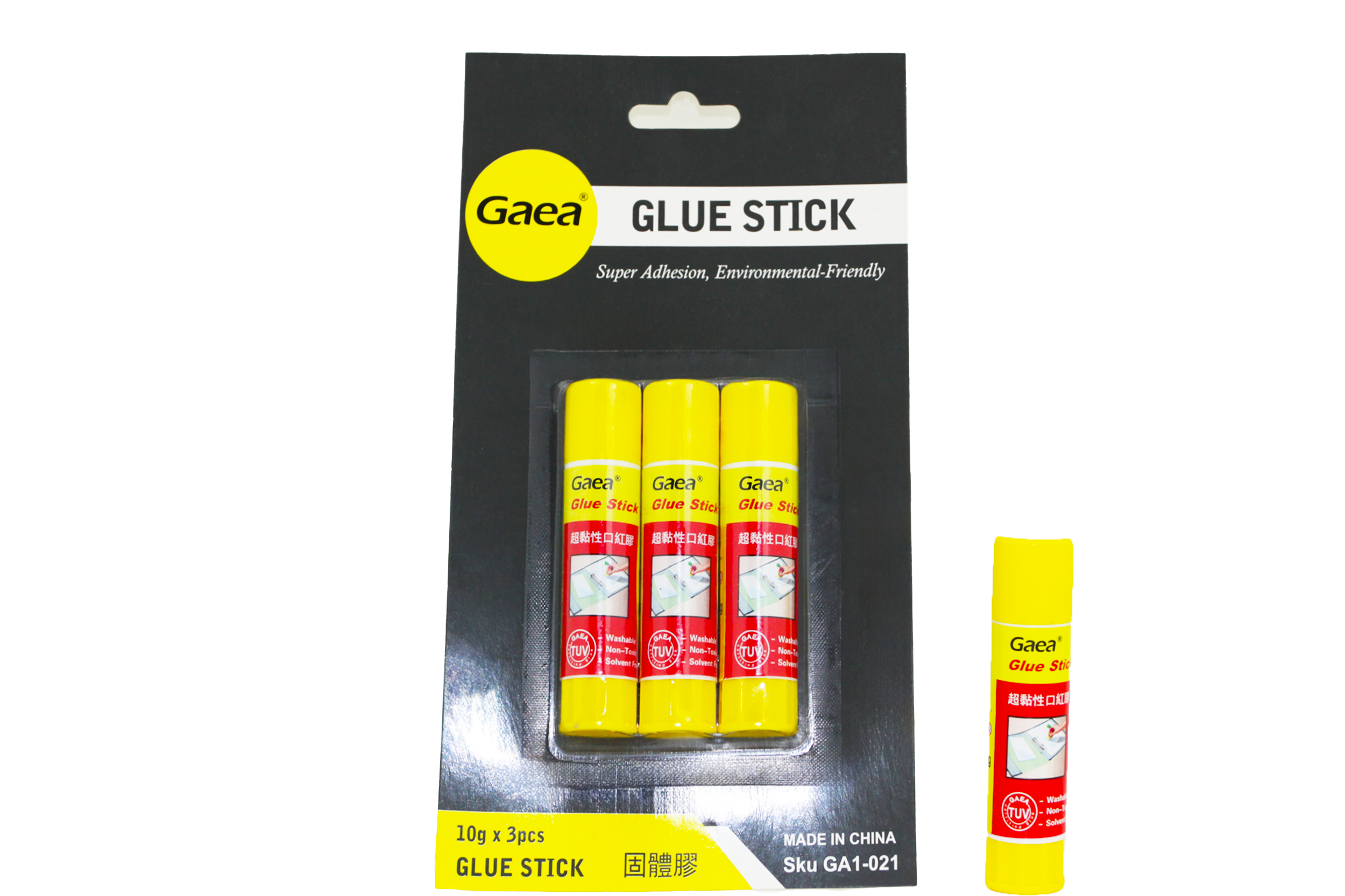 10g*3pcs Glue Stick on Blister Card - Adhesive for Office, School, and ...