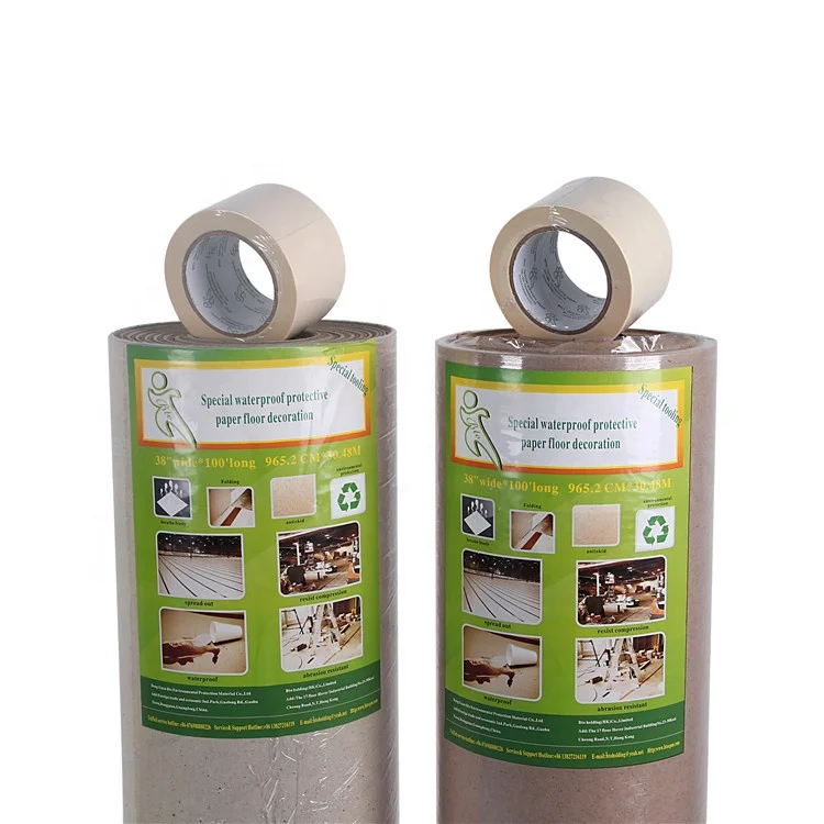 Brown Paper Floor Protection For Construction - Bto