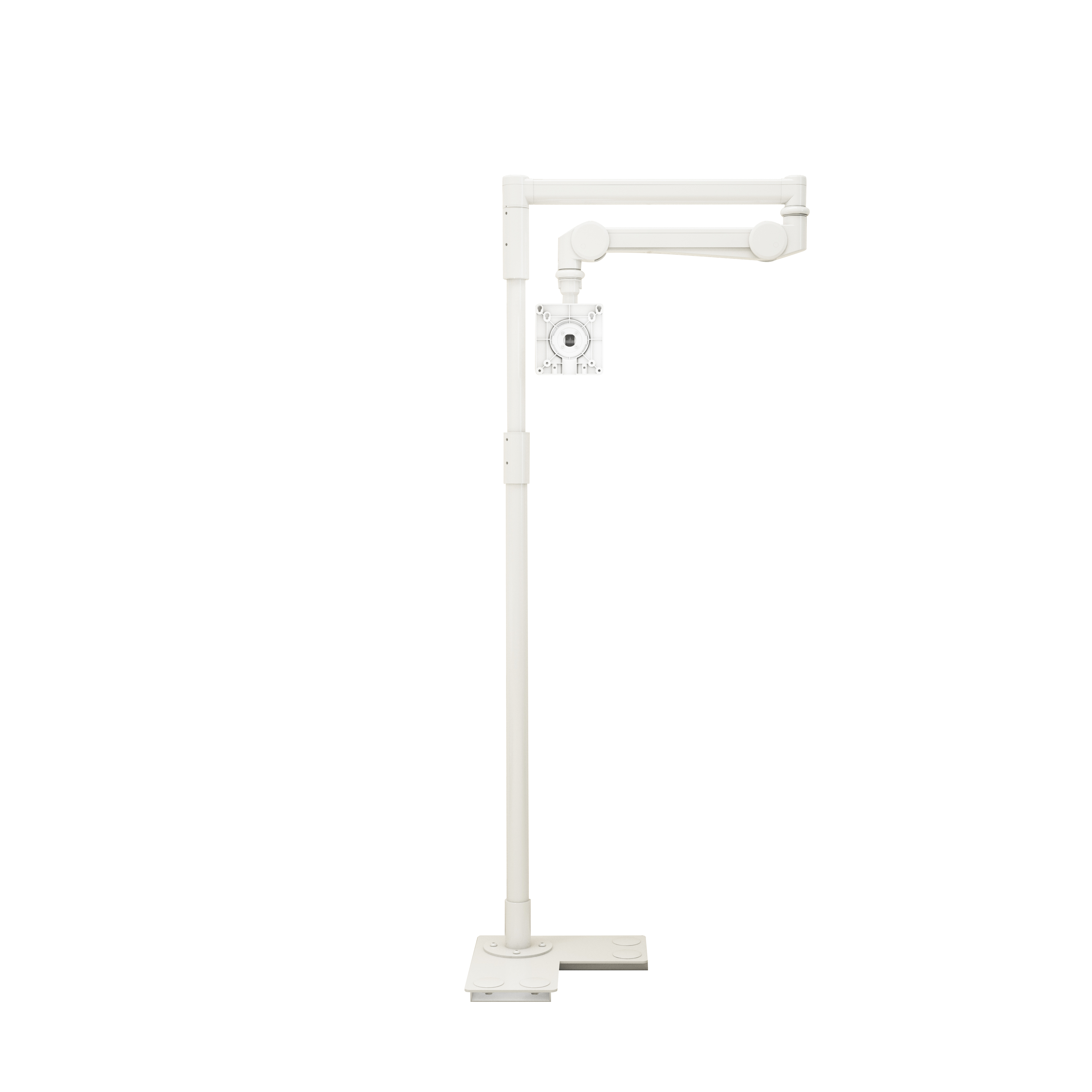 Aluminum Long Arm Patient Monitor Floor Stand -Peacemounts PM-500B ...