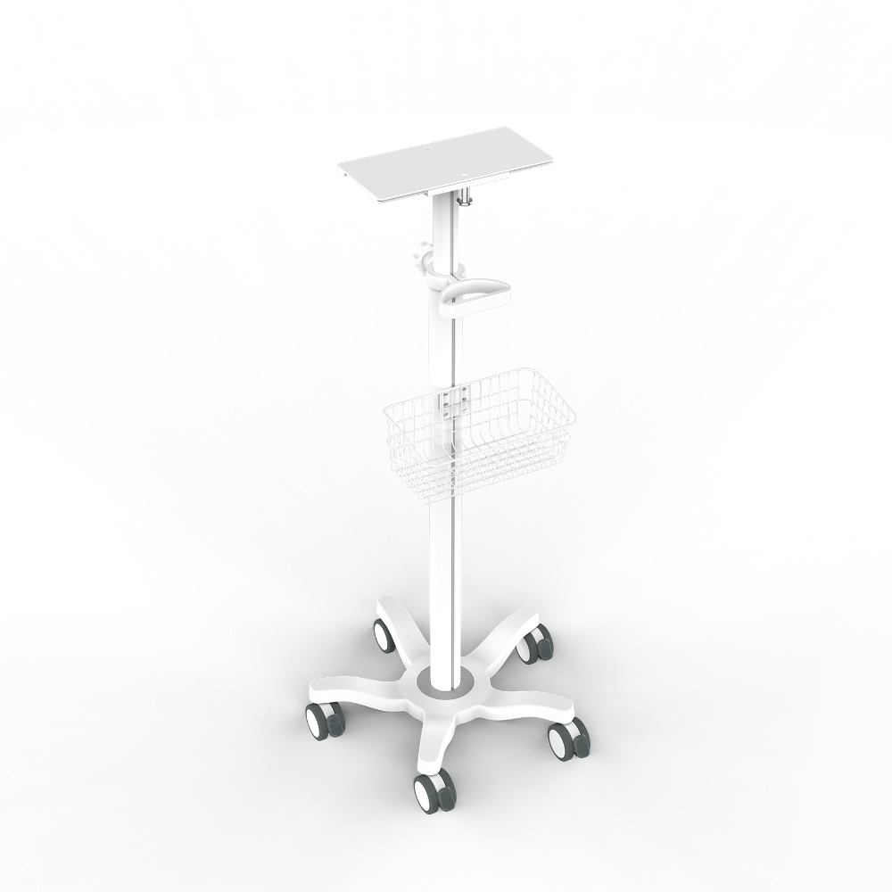 Height Adjustable Medical Cart for Electrocardiograms, Ventilators ...