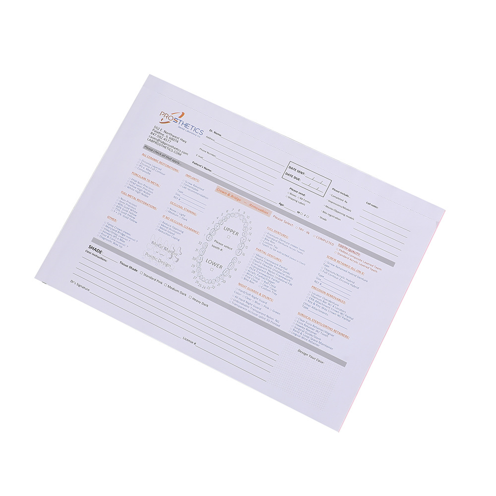 Excellent Printed Form 3 Plys NCR Paper Carbonless Paper Continuous ...