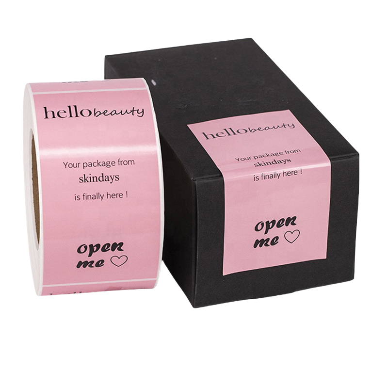 Custom Logo Label Sticker Print Adhesive Waterproof Vinyl Paper Round ...