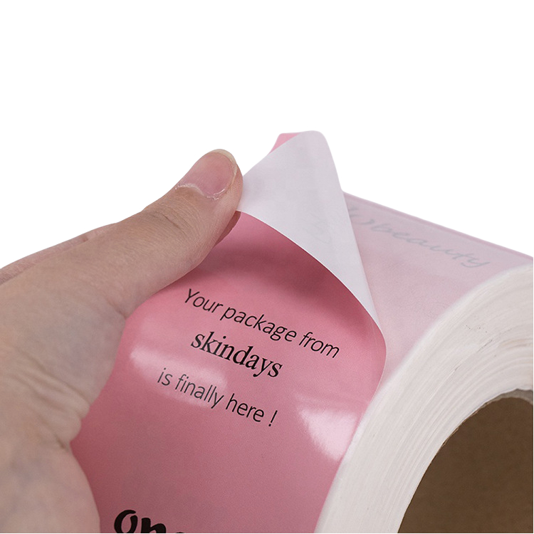 Custom Circular Logo Waterproof Packaging Label Printing Adhesive Vinyl ...