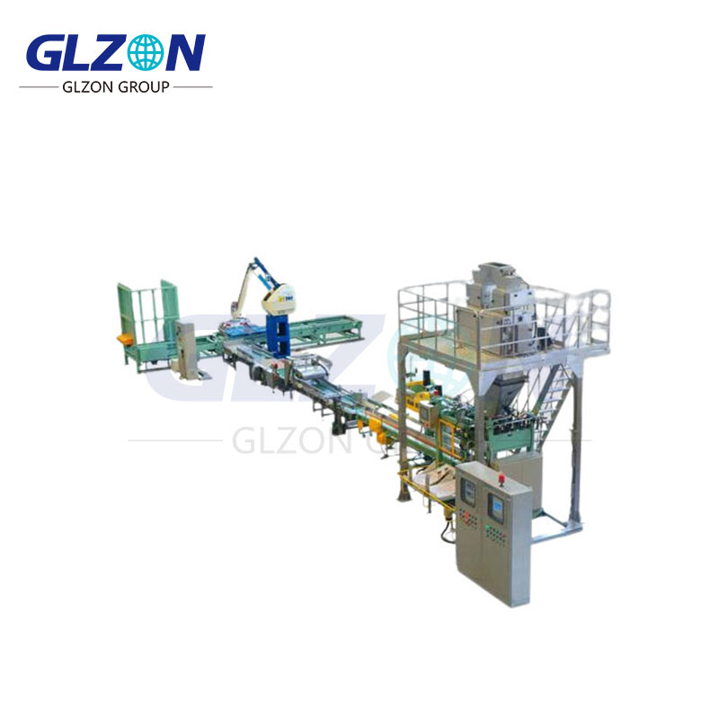 Powder Granule Fully Automatic Palletizing Production Line - GLZON