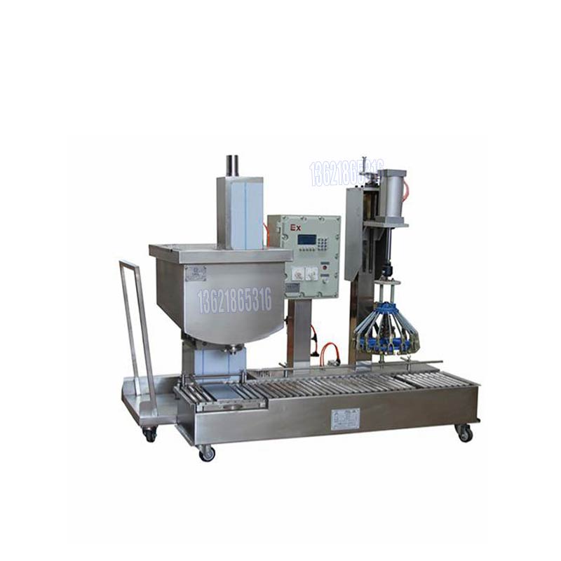High Efficiency Pail Filling Capping Machine for Beverages Chemicals ...