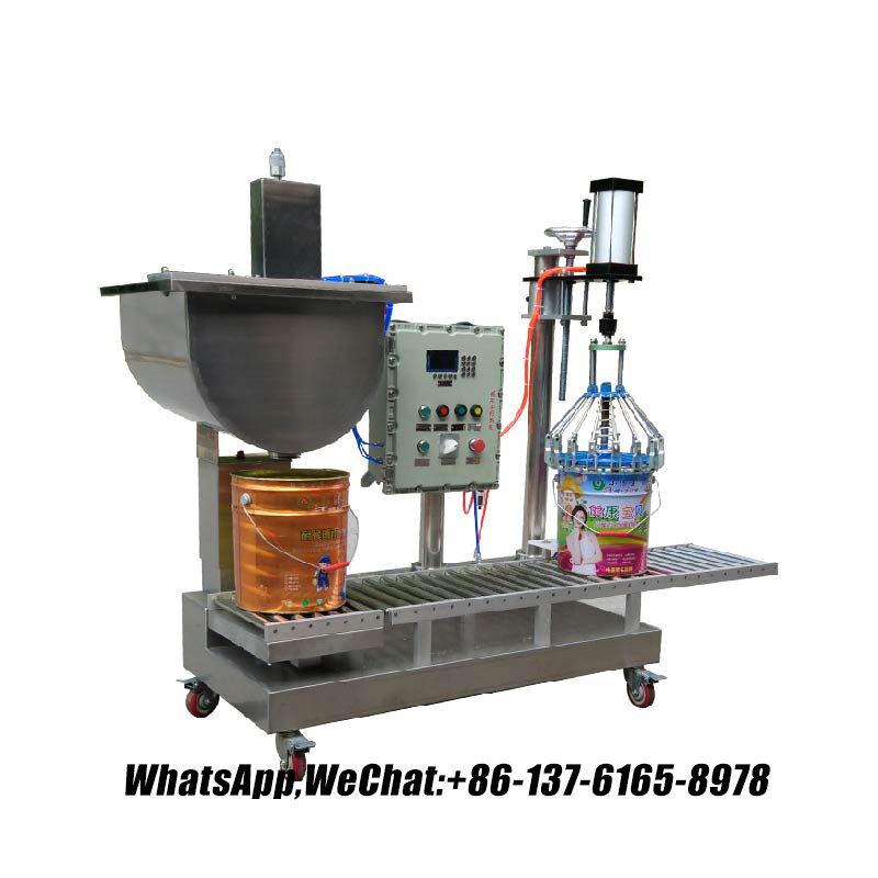 Advanced Fully Enclosed Weight Filling Machine for Eco-Conscious Pails ...