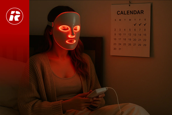 How Often to Use LED Face Light Therapy & Masks: Daily Use Guide