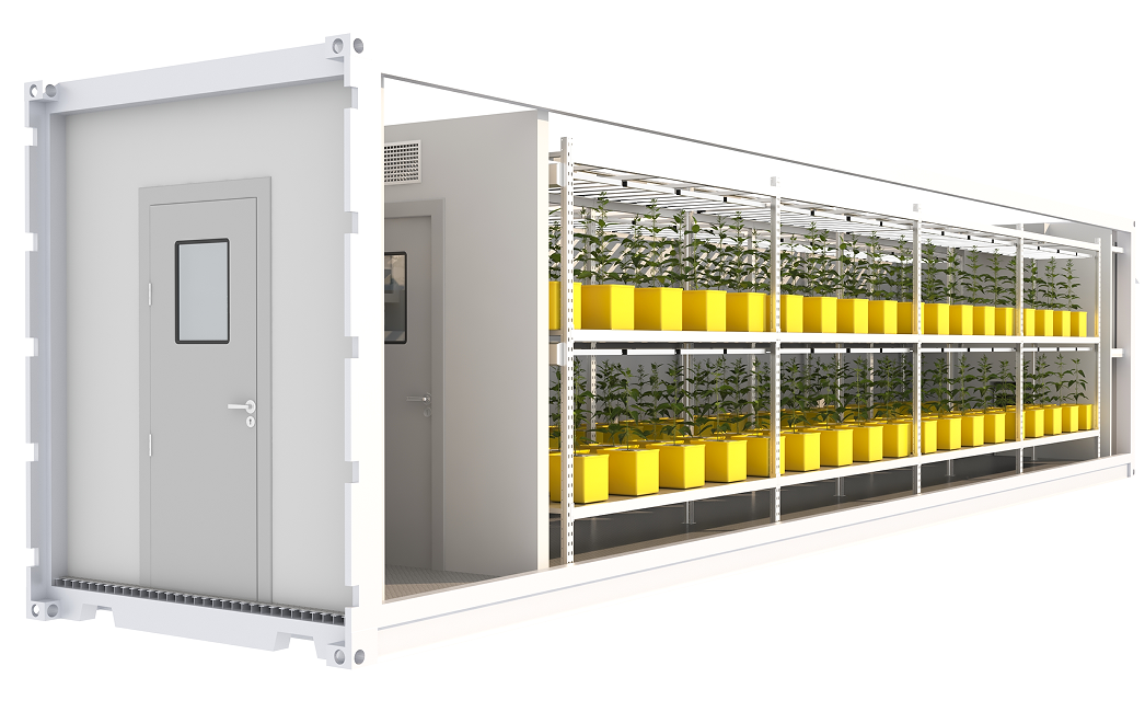 Lyine Hydroponics Rotating Tower Growing Container Farm System1 | Lyine