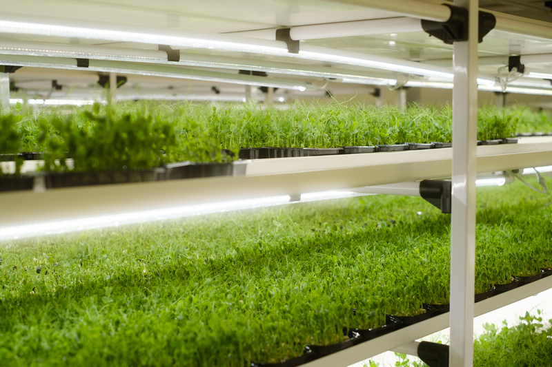 Vertical Microgreens Farming Commercial PVC Hydroponic Rack EU | Lyine