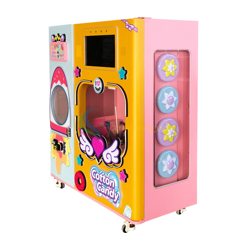 Fully Automatic Electric Cotton Candy Manufacturing Machine, Robot ...