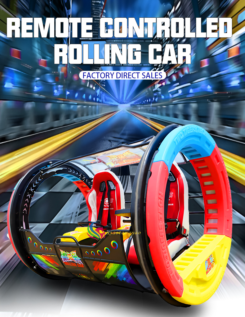 Square Amusement Bike, Rolling Bike, Rotating Bike, 360 Degree Rotating ...