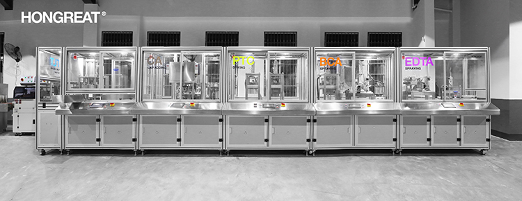 Blood Collection Tube Production Line with CCD Camera Detection | HONGREAT