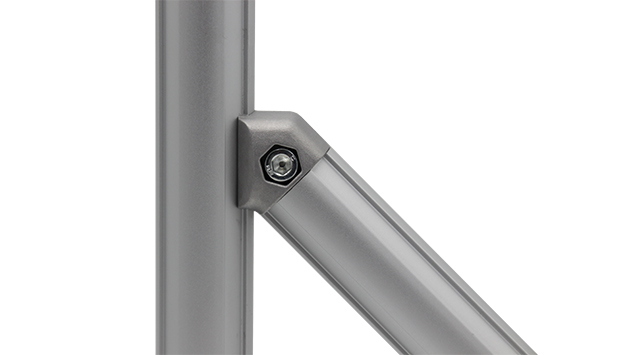 45°Aluminum Pipe Joint Inside Connection