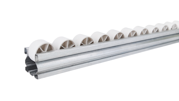 40 Steel Roller Track White