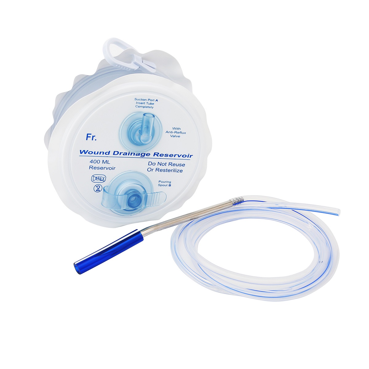 Closed Wound Drainage System (spring with Silicone Drain)