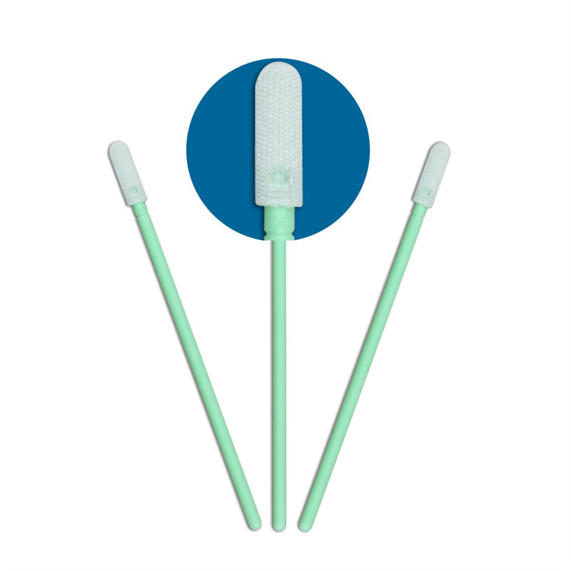 CM-PS758LM Microfiber Foam Swabs Cleaning Disposable Swabs