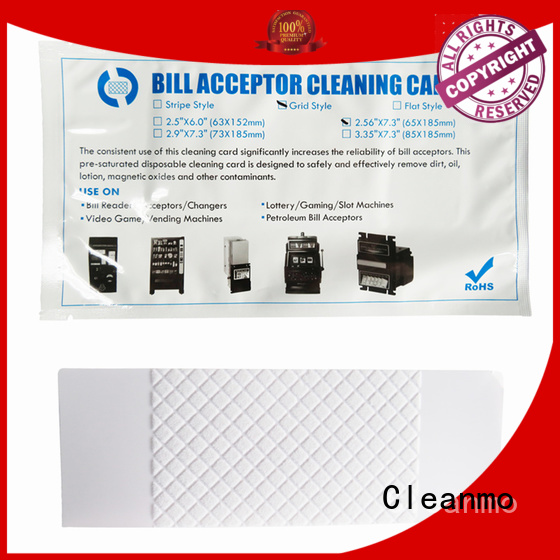 Bill Validator Grid Style Series Flocked Cleaning Card | Cleaning Credit...