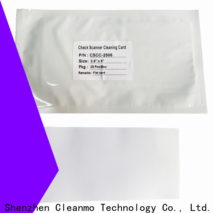 Quick Check Scanner Cleaning Cards Broader Width Factory for Scanner ...