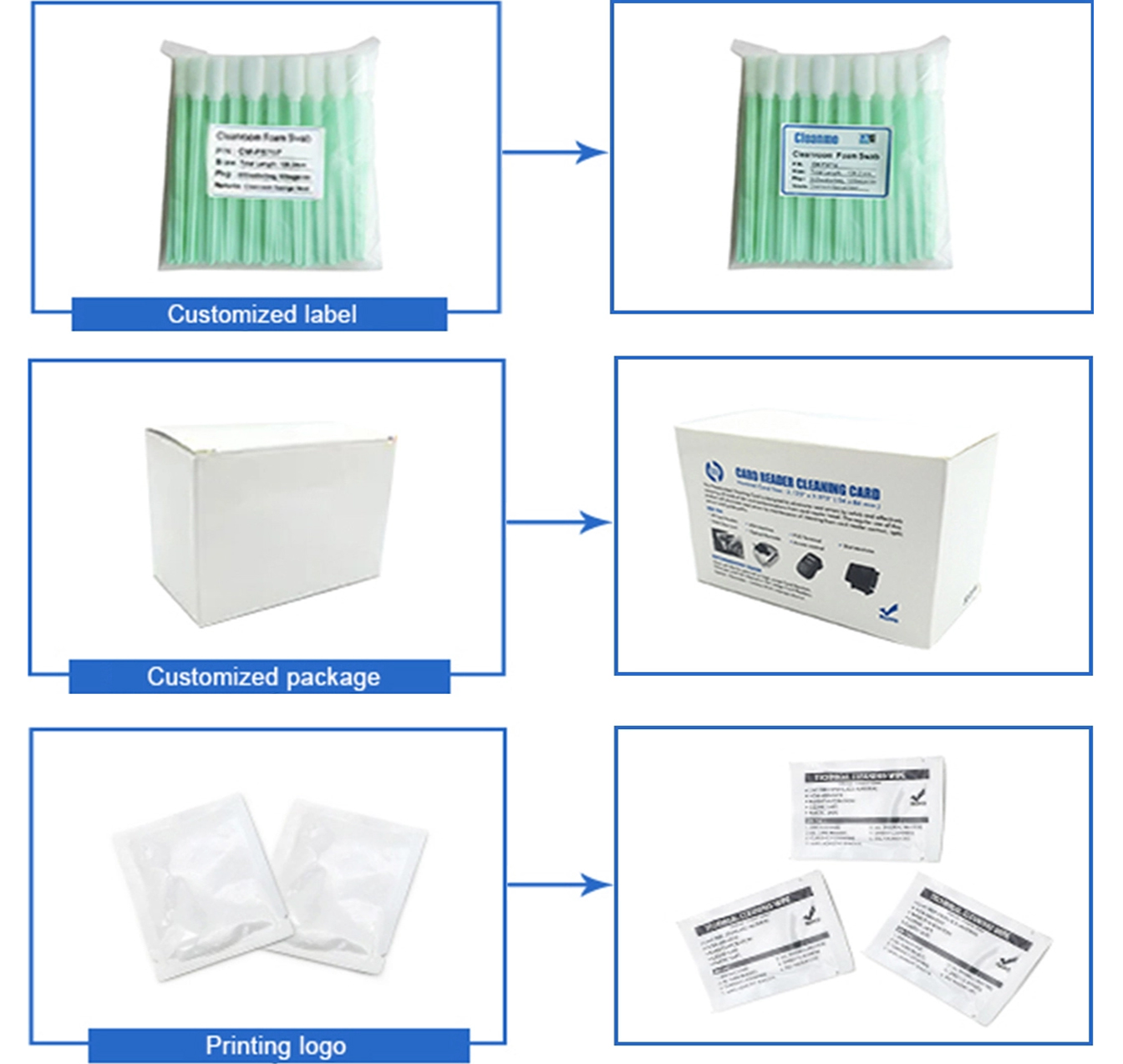 Cleanroom Swabs, Wipes Manufacturer & Supplier | Cleanmo