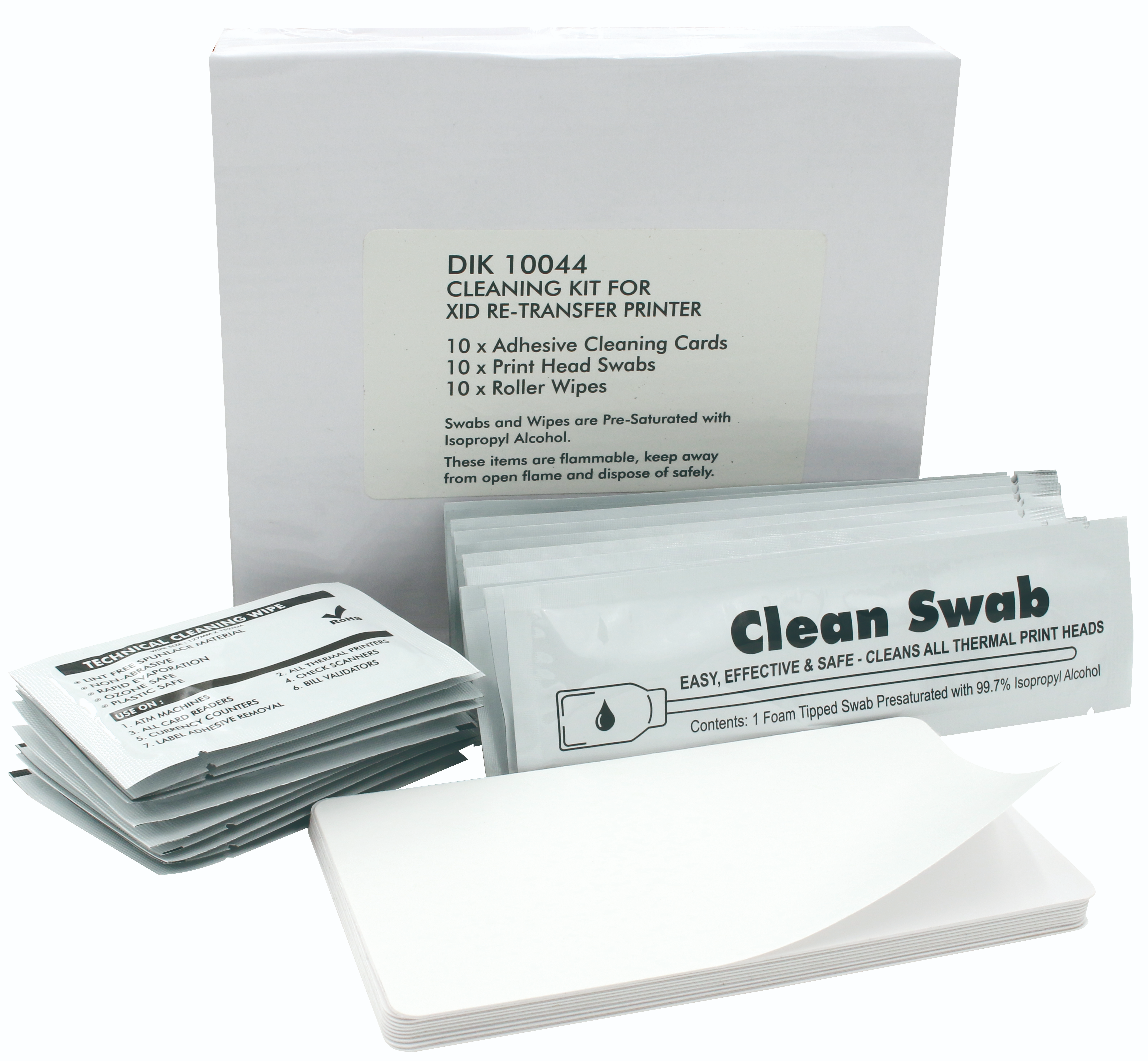 Adhesive Cards IPA Clean Foam Swabs IPA Cleaning Wipes Cleaning Kit ...