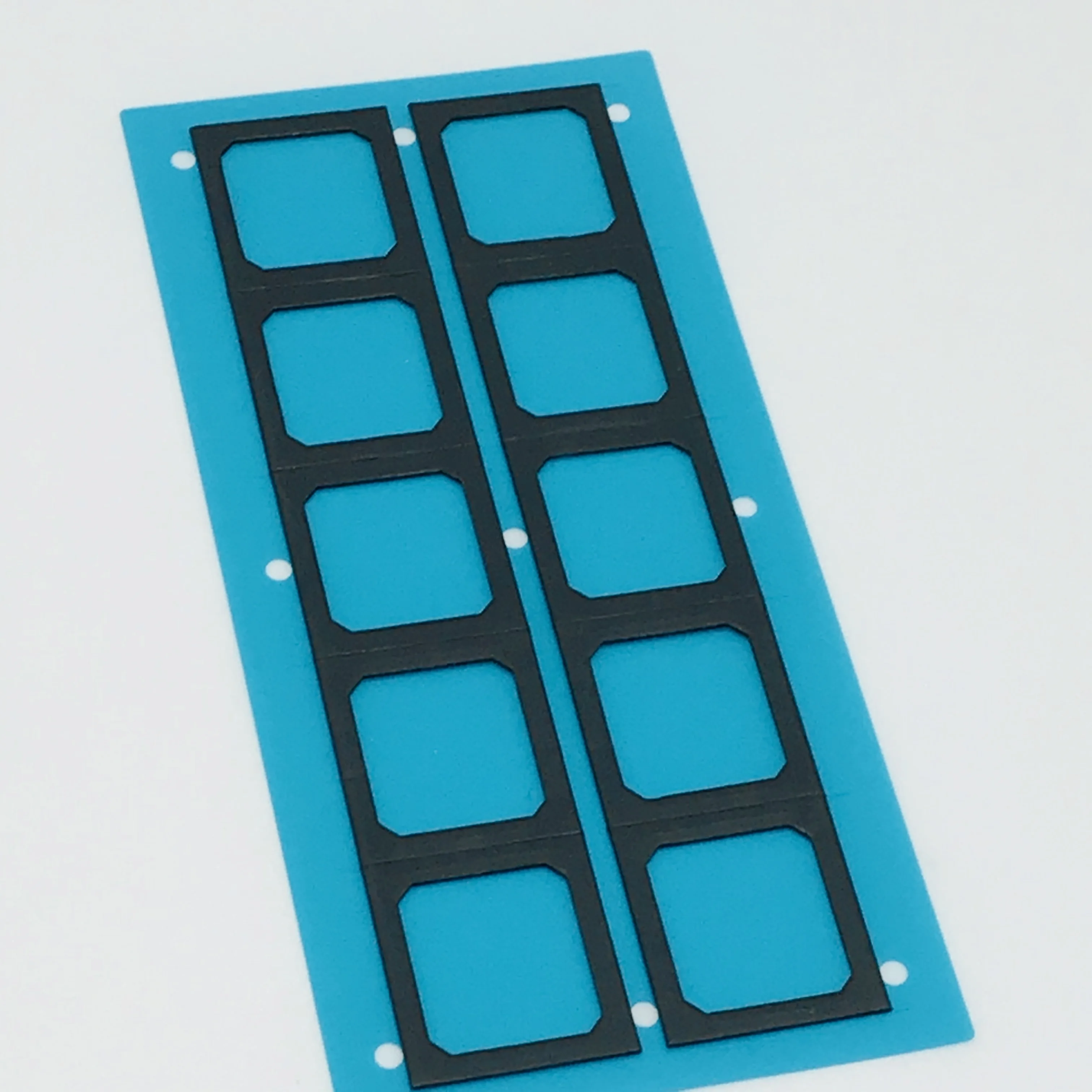 Sublimation Heat Conductive Pad Die-cuting Blue Arctic Gelid Silicone ...