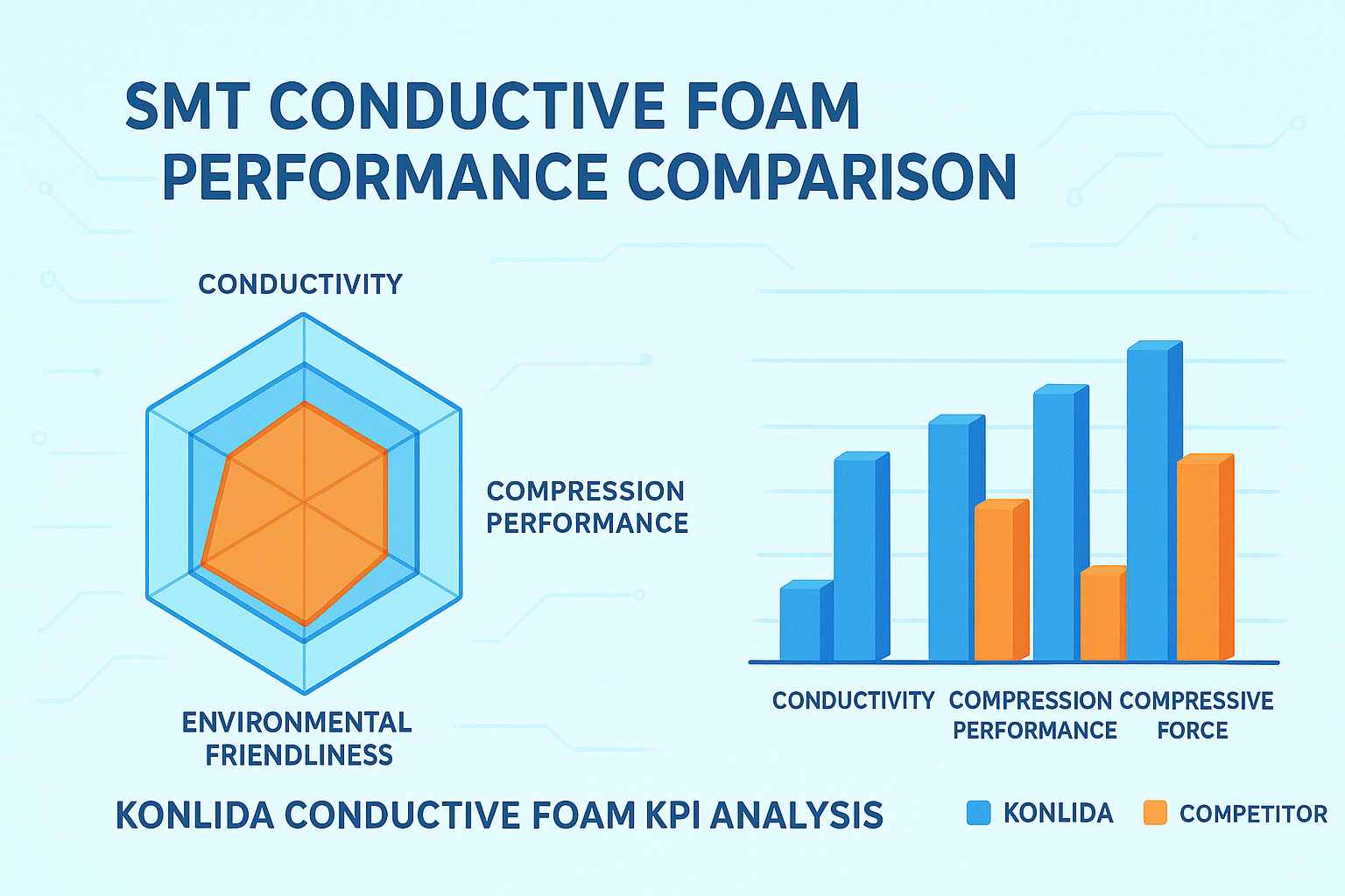 Key Performance Indicators and Selection Guide for SMT Conductive Foam