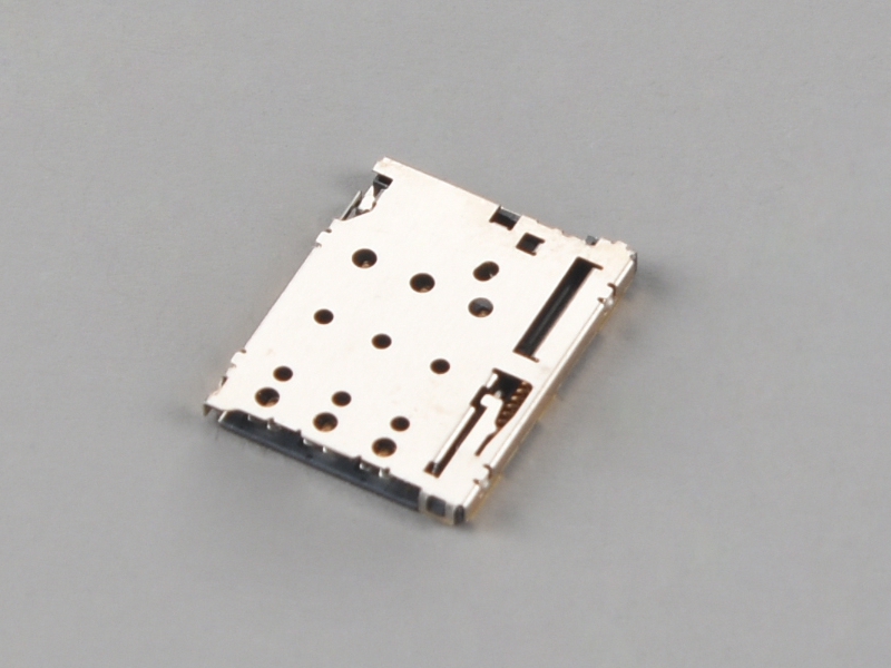 Kls1-sim-103 6 Pin H1.25mm with Cd Pin Nano Sim Card Connector