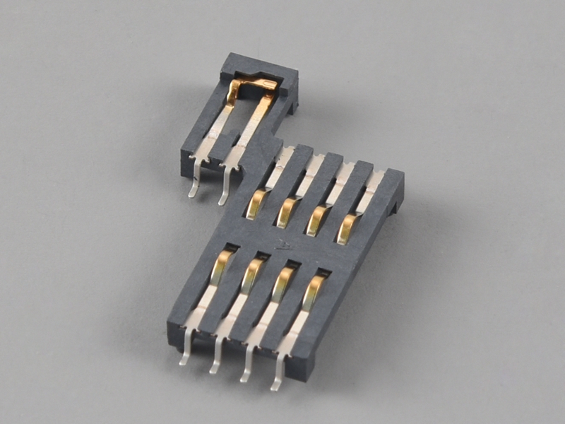 Kls1-sim-045a Smd 8 Pin with Left Cd Pin Smart Card Connector