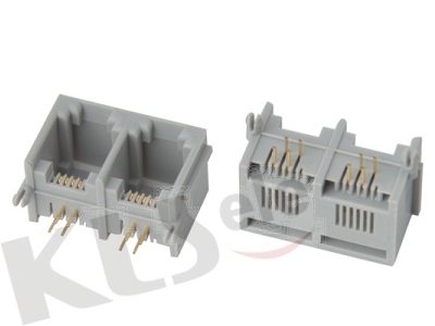 Kls12-127-6p Modular Jack Rj11/rj12/rj14/rj25 (55series)