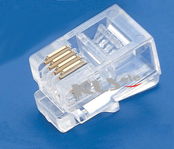 Kls12-rj11-4p Modular Plug Rj9/rj10/rj22