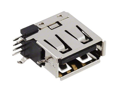 Kls1-1815 Upright Dip 90 a Female Usb Connector