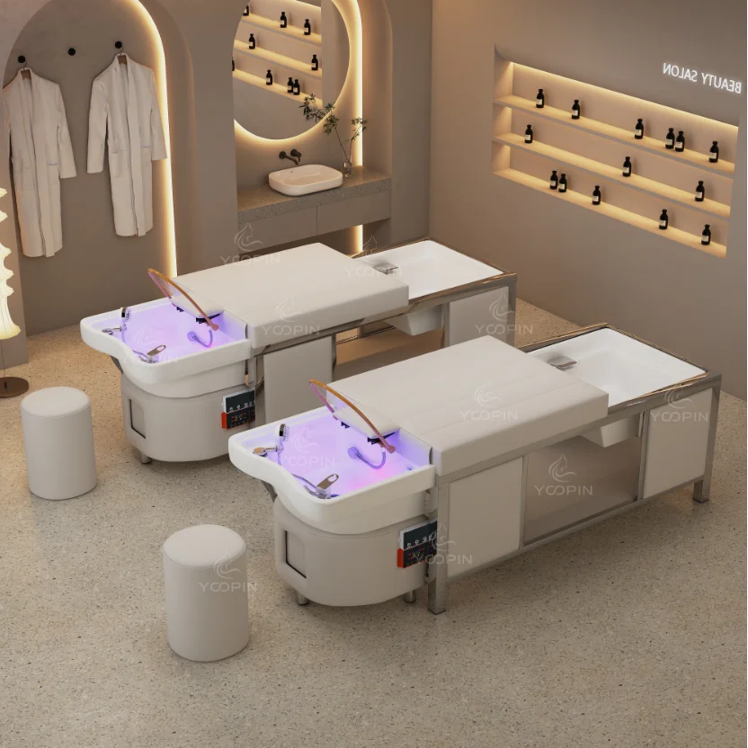 Thai Head Spa Massage Shampoo Bed with Water Circulation| Yoopin