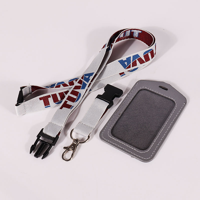 Customize Logo Polyester Lanyard Breakaway Neck Lanyard With Id Card ...