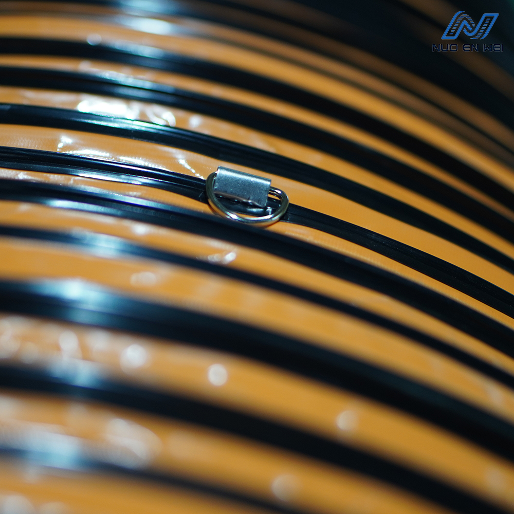 Orange PVC Negative Pressure Flexible Duct Heavy-Duty Industrial ...