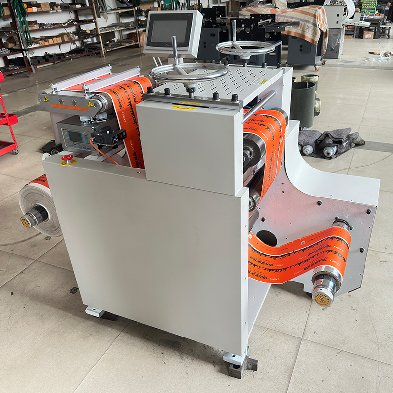 Automatic Roll to Roll Embossing Rotary Label Sticker Logo 3d Embossed ...